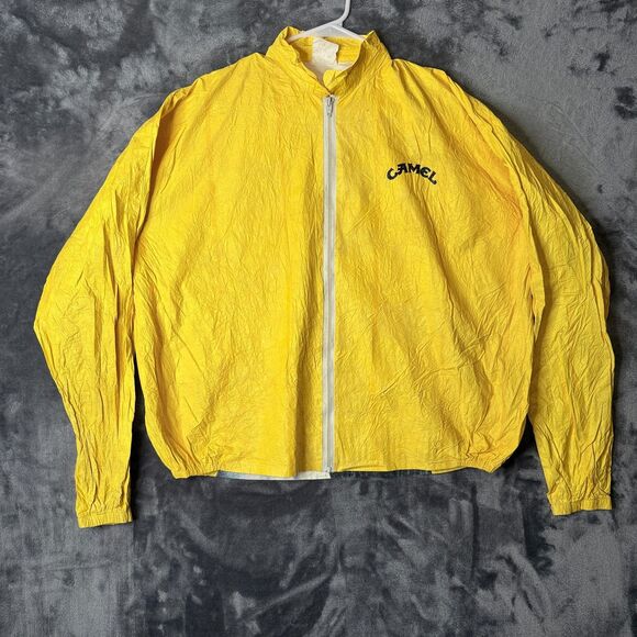 Camel | Jackets & Coats | Vintage Camel Yellow Windbreak Long Sleeve ...